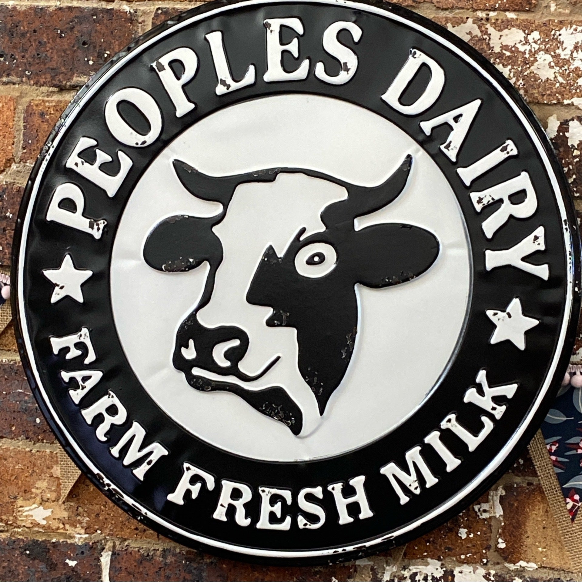 Peoples Dairy sign | High Country Collective